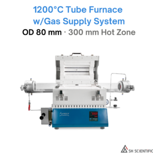 CVD-200TG300 - 1200°C - Tube Furnace w/Gas Supply System - OD 200mm