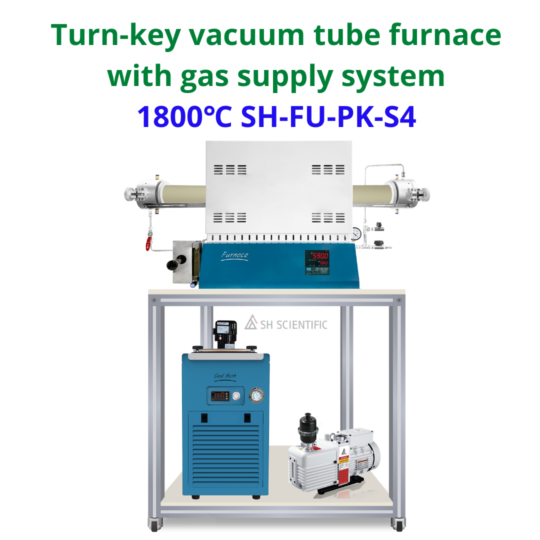 S4 - 1800°C - SH Vacuum Tube Furnace Turnkey System