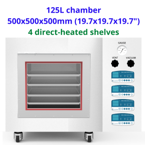 08NG - 250°C Mini Vacuum Oven (200x200x200mm chamber)