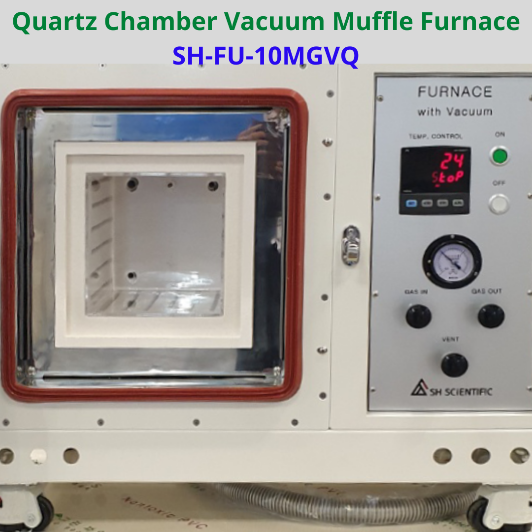 10MGVQ Vacuum Muffle Furnace with Quartz Chamber