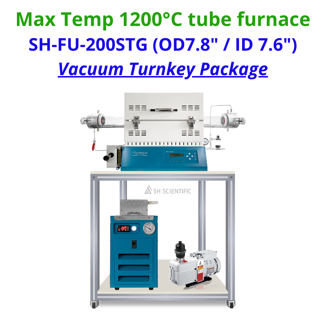 G5-S-1200°C - SH Vacuum Tube Furnace Turnkey System