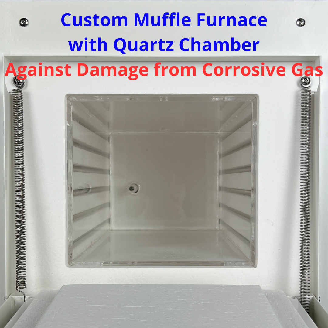 Quartz Chamber Muffle Furnace Durable Against Corrosive Gas