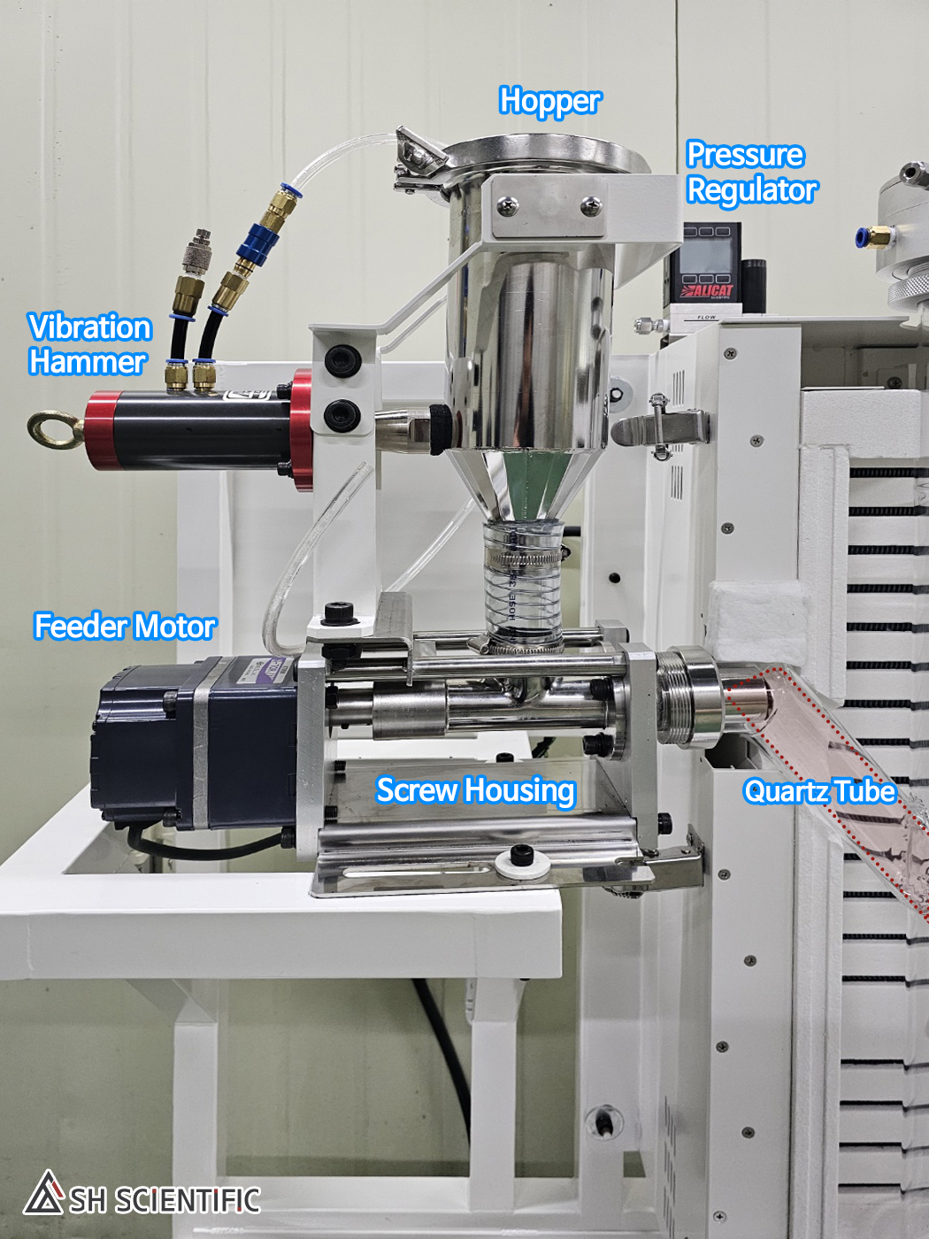 Continuous Vertical Tube Furnace - SH Scientific - Lab Furnace, Drying ...