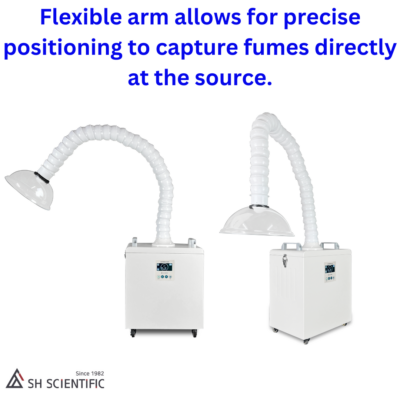 Portable Fume Extractor for Labs | SH Scientific Mobile Fume Hood