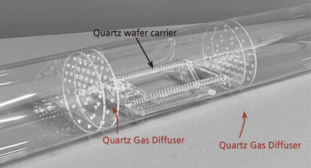 SH-QDS-100 Quartz Gas Diffuser for 100mm Tube