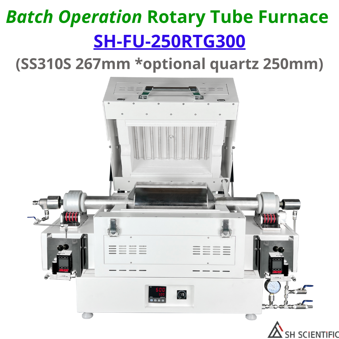 Batch-Type Rotary Tube Furnace | SH-FU-250RTG300