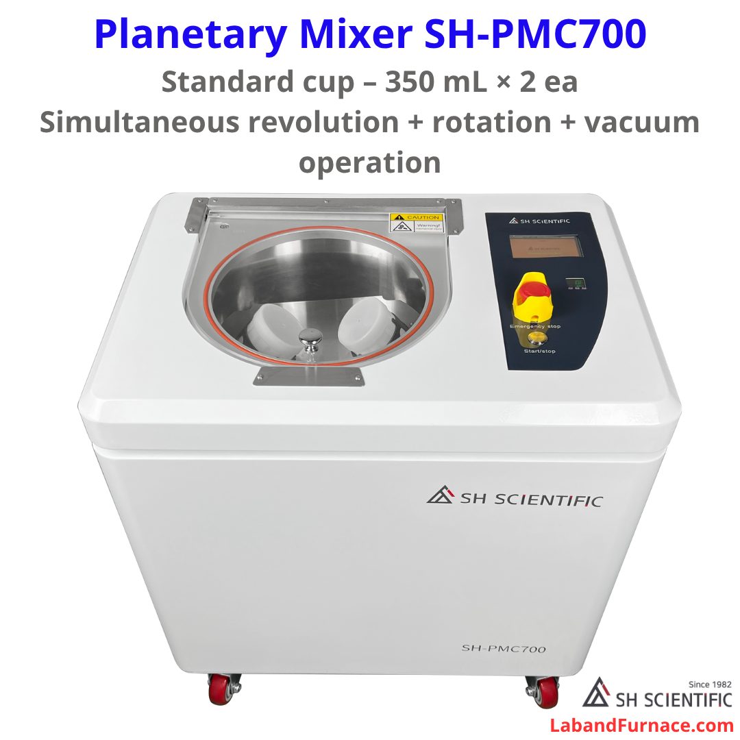 Planetary Mixer PMC700: Revolution, Rotation & Vacuum Technology